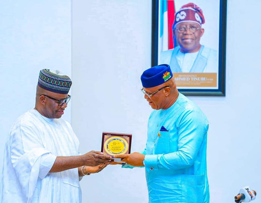 GOV UMO ENO WELCOMES SENATE PRESIDENT, GODSWILL AKPABIO WITH OPEN ARMS ...